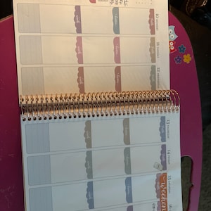 Monthly Personal or Half Letter SMC Birthday Sticker Kit - Etsy