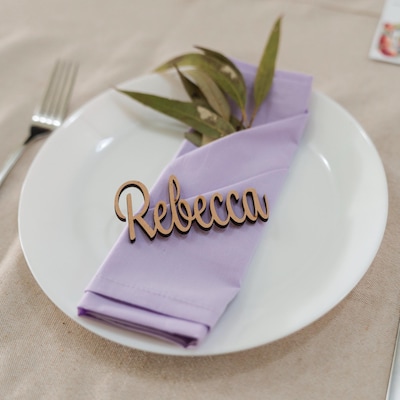 MDF Laser Cut Names Wedding Place Names Table Decoration MDF Placename ...