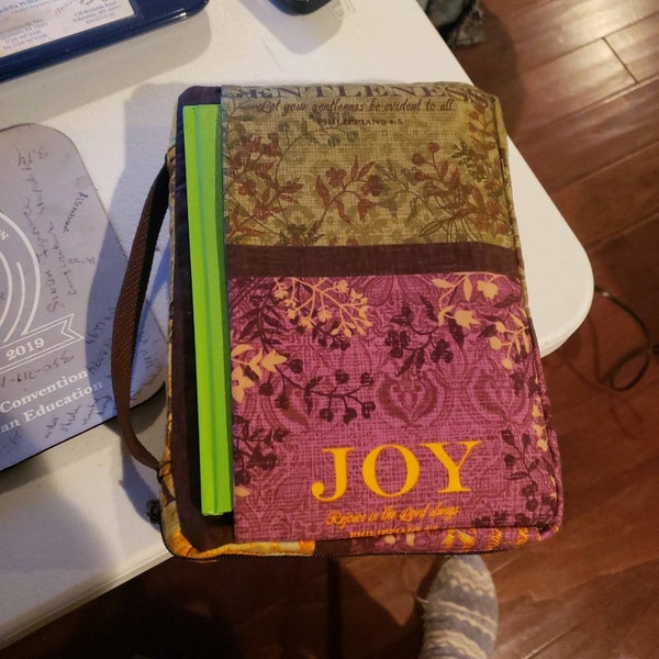 Bible Cover Pdf Sewing Pattern, Digital Sewing Pattern, Zippered Bible ...