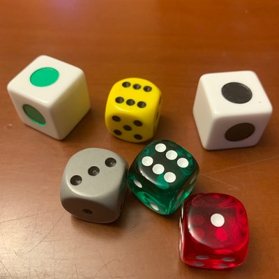 One Custom Dice With Your Choice of Pips Personalized D6 Engraved Dice ...
