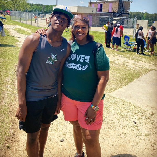 I Love My Thrower Tshirt | Track Spirit Wear | Track Bling | Bella ...