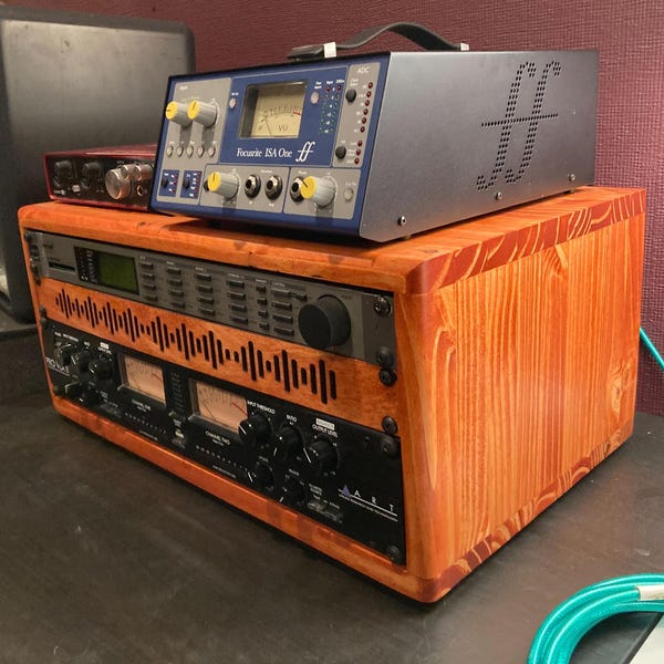 Nice-racks 4-space Studio Rack, Choose Your Depth, Choose Your Stain ...