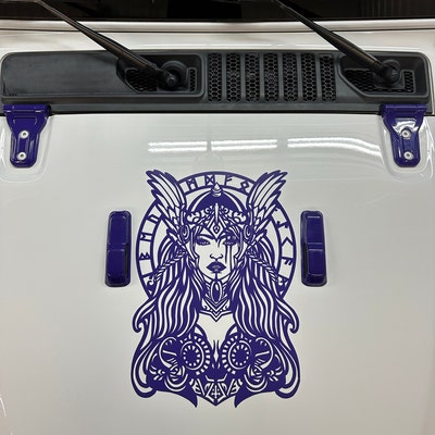 Shieldmaiden, Valkyrie, Viking Warrior Freya Vinyl Decal for Car Truck ...