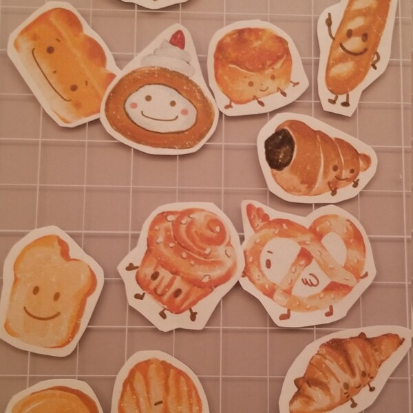 Cute Bakery Stickers, Digital Planner Stickers for Goodnote, Digital ...