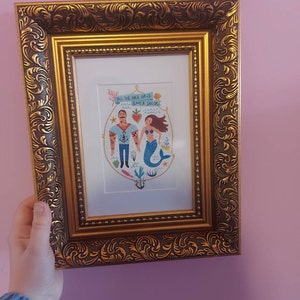 Dahlia Style Gold Picture Frames / Photo Frames / Modern Home Decor ...