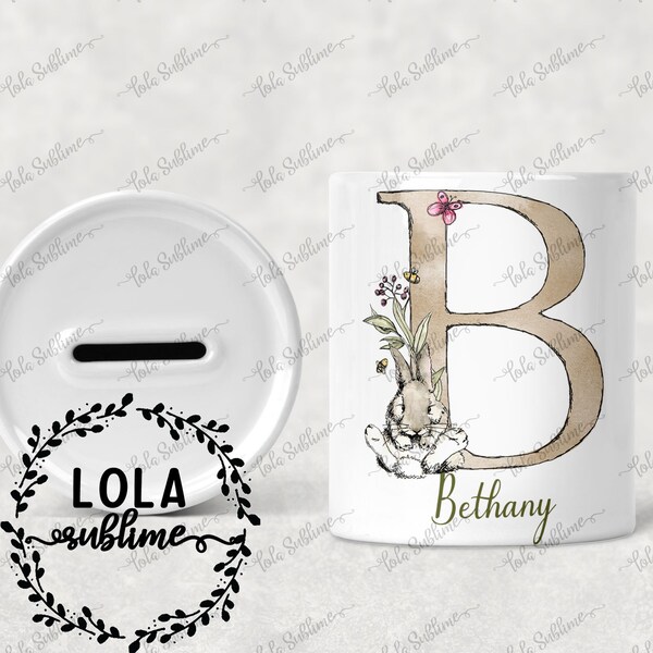 Dye Sublimation Ceramic Coin Bank Mockup | Add Your Own Image and ...