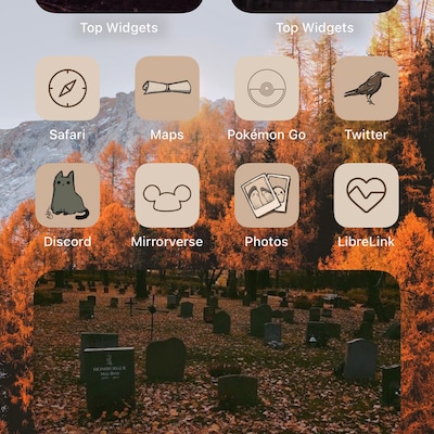 10000 Ios 17 Neutral App Icons Boho Fall Aesthetic Widget - Etsy UK