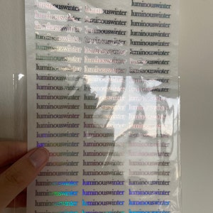 T011 2021 Clear Calendars With Index Sticker Calendar | Etsy