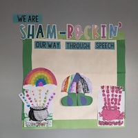 March Bulletin Boards | St. Patrick's Day Bulletin Board | Shamrock ...