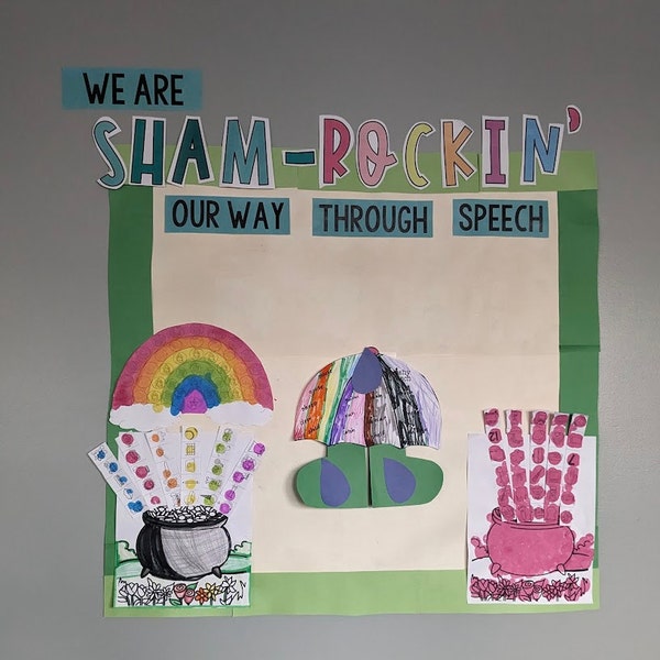 March Bulletin Boards | St. Patrick's Day Bulletin Board | Shamrock ...