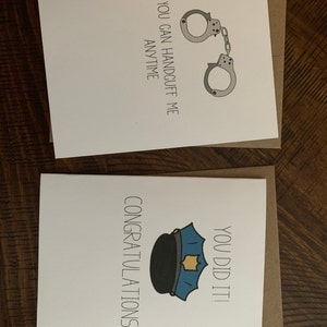 Police Congratulations Card Policeman Promotion Police Academy ...