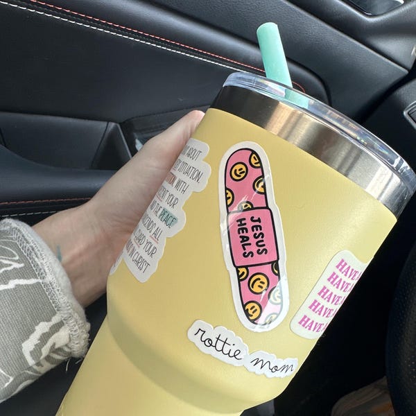 Christian Sticker Child of God Sticker Bible Verse Sticker Pink ...