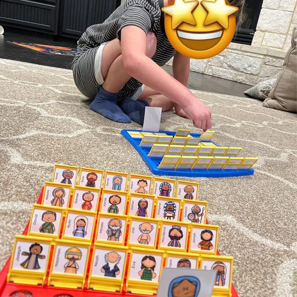 Old Testament Guess Who?™ | Guess Who?™ Game Cards | Christian Game for ...