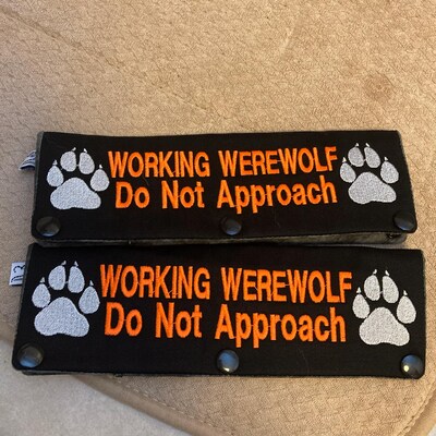 Vest adjustable Size, in Training Do Not Approach, Light Weight Sd ...