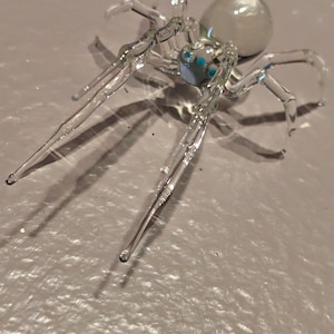 Glass Spider, Spider Blown Glass, Art Glass, Glass Figurines , Blown ...