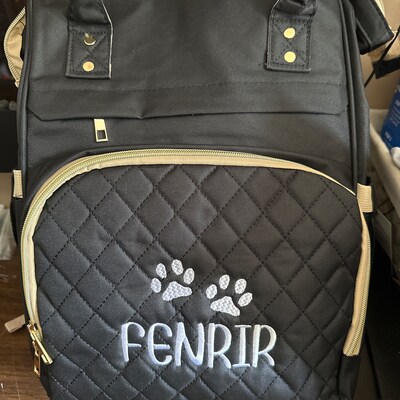 Personalized Pet Tote Backpack Pet Bag Personalized Dog Bag ...