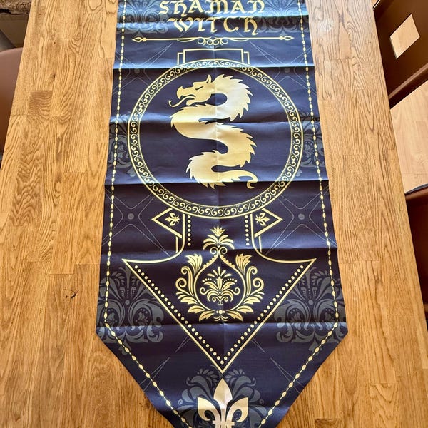 Customizable Medieval Style Family Pennants | Personalized Swallowtail ...