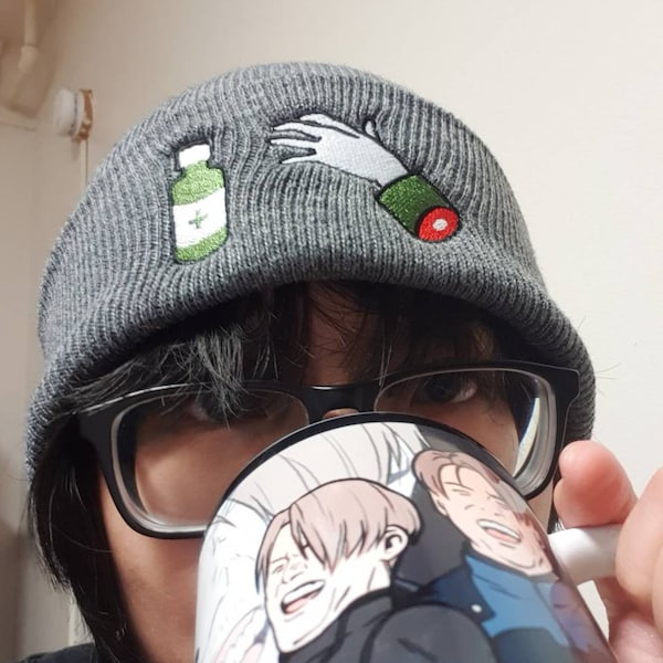 Ethan Winters, Severed Hand + Healing Potion Beanie | Resident Evil ...
