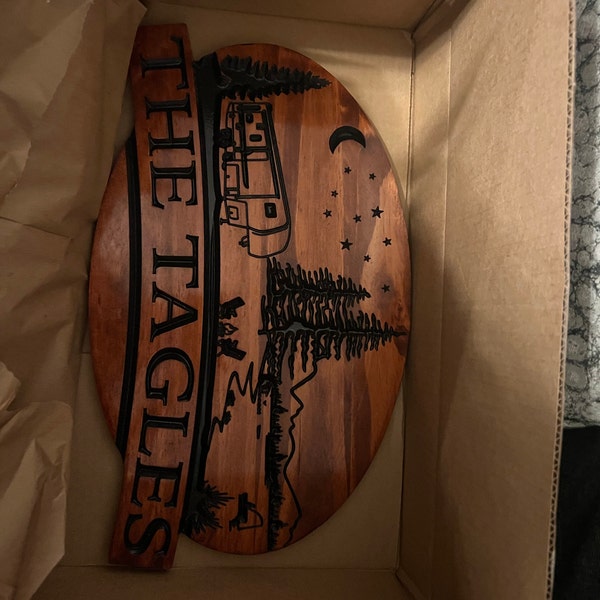 RV Sign, Camper Sign, Engraved Rv Sign, Campsite Flag, RV Flag Hanging ...