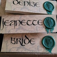 A5 Gothic Tarot Card Wedding Table Name Cards, Alternative - Etsy