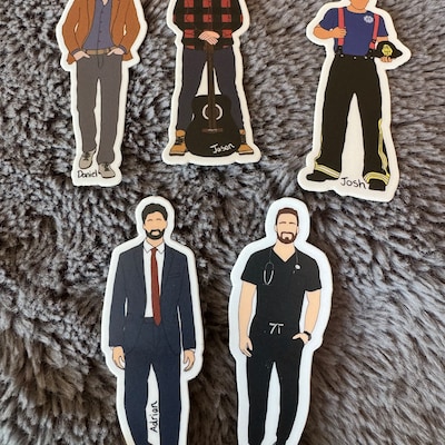Book Boyfriend Stickers group 2 - Etsy