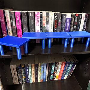 Shelf Riser for Displaying Two Rows of Books on a Single Shelf ...