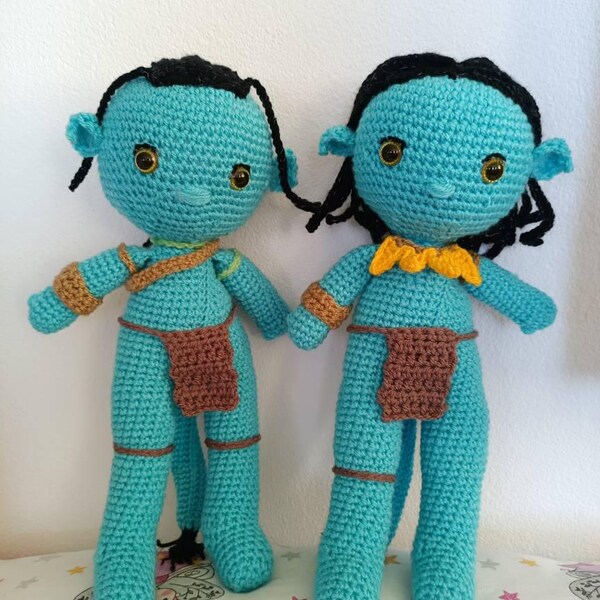 Crochet Pattern Avatar Amigurumi Eng PDF - Etsy