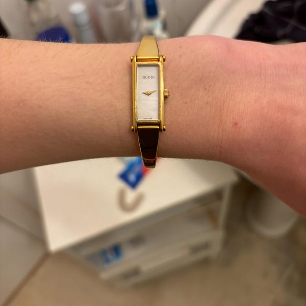 Gucci Gold Plated Bezel Gucci Change Bezel Watch 1100L , 11/12 Bezel - Etsy