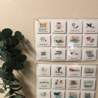 Daily Rhythm Cards & Weather Wheel Bundle - Etsy