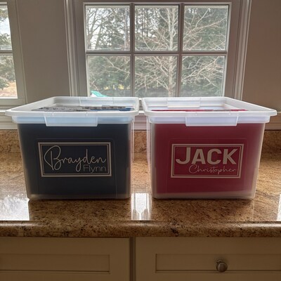 Kids File Box , Milestone Tote , Memory Box , Organization School Box ...