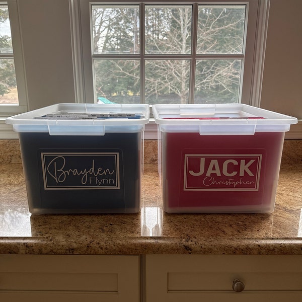 Kids File Box , Memory Box , Milestone Tote , School Organization ...