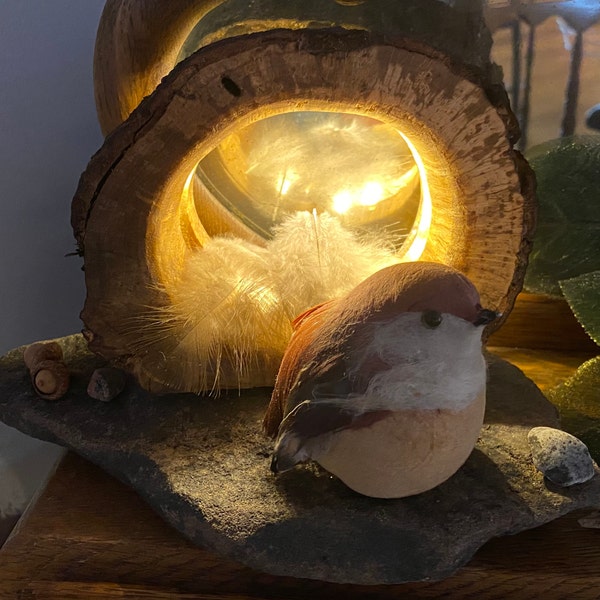 Led Lamp, Led Log Lamp, Log Light, Contemporary Lamp, Desk Lamp, Table ...