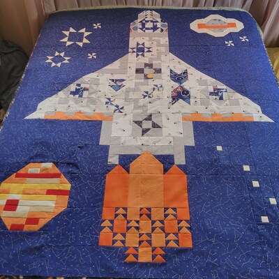 Out of This World With NASA Constellations Gray Riley Blake Designs ...