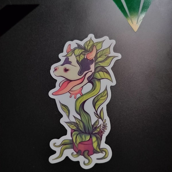Sims Cow Plant Sticker - Etsy