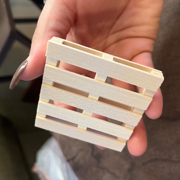 Miniature Pallet - Premium Quality - Perfect for Dioramas, Gifts for ...