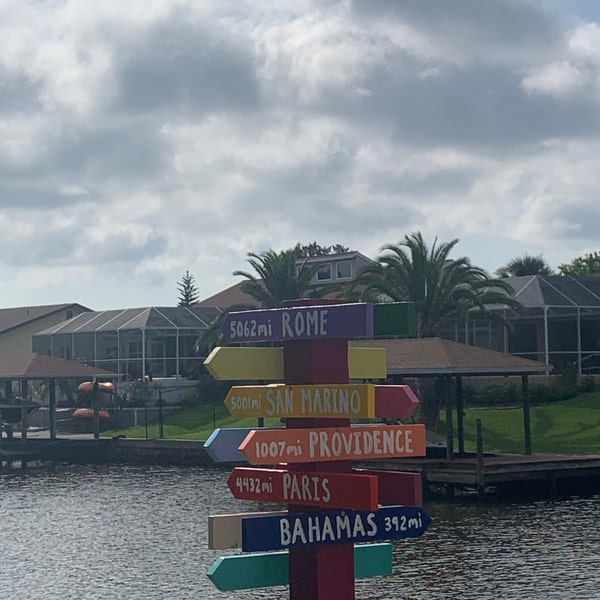 Creative Destinations Directional Arrow Signs. Personalized Custom Hand ...