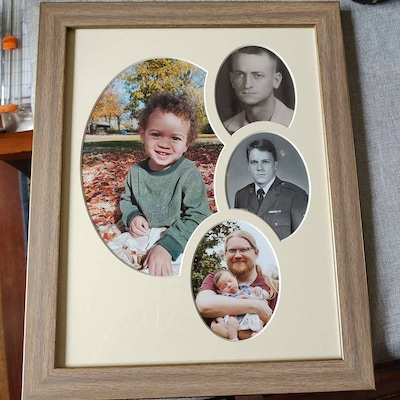 Picture Framing Mat Oval Opening Two Layer Matting Choose Size & Color ...