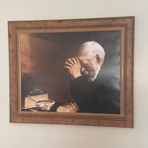 Grace by Eric Enstrom Digital Download, Man Praying Over Bread ...