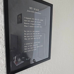 Immortality Poem by Clare Harner Metal Print, Do Not Stand by My Grave ...