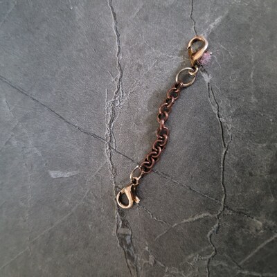 A Pair of 2 Magnetic Chain Extender Links, Multi Use Silver Chain Links ...