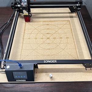 Basic Grid 400x400 Mm Ortur Laser Machine. File Lightburn Ready to ...