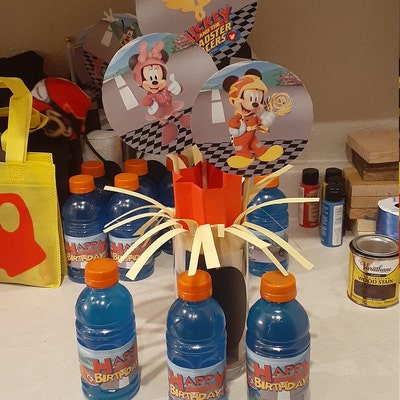 Mickey Roadster Racers Welcome Sign Racing Cars Birthday Party Sign ...