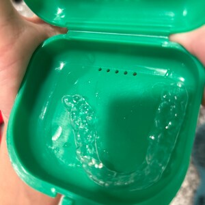 Great Fitting Retainer With Diamonds Customization or Logo.1 Top or ...