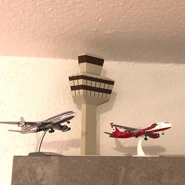 Frankfurt Air Traffic Tower Model, Air Traffic Control Miniature, ATC ...