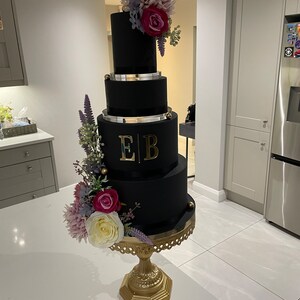 Custom Acrylic Line Lady Silhouette Side Cake Charm Choice of Colours ...
