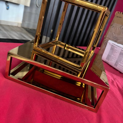 ROUND Cake Stand Fillable Acrylic Cake Stand Cake Separator Fill a Tier ...