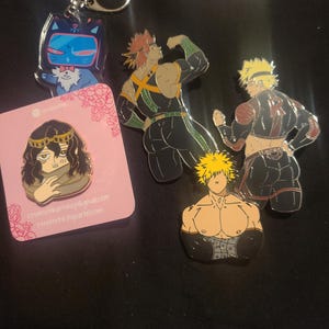 Nun Alastor, Priest Vox, Lute Hazbin Hotel Keychain Cute Chibi Alastor ...