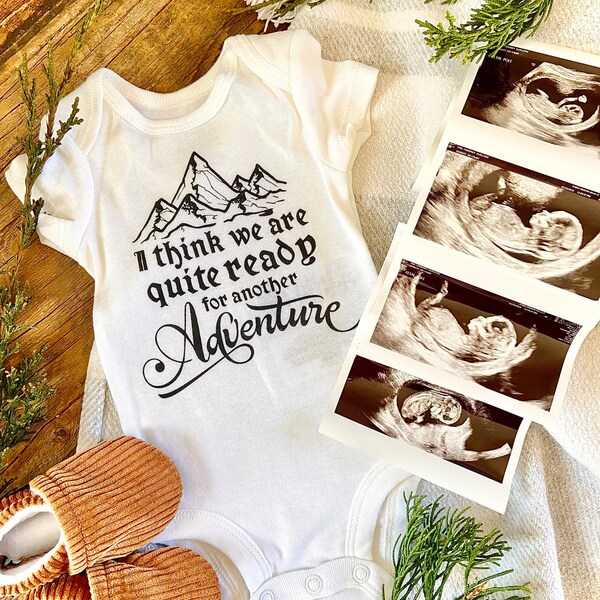 Another Adventure Onesie®, Fantasy Baby Announcement, Adventure ...