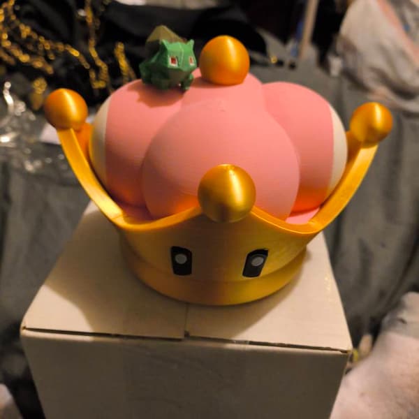 King Boo Super Mario Bros Cosplay Crown Replica With Removable Magnetic ...