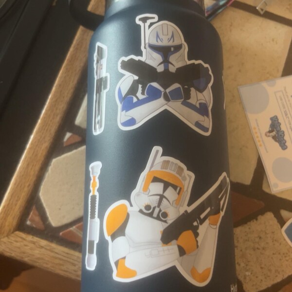 Captain Rex and Commander Cody Waterproof Stickers - Etsy